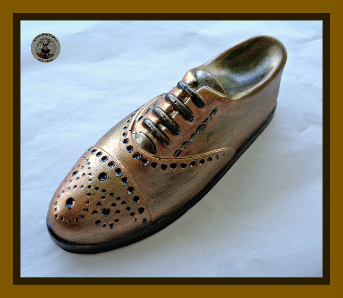 Mens Chocolate Shoe Gift/male Shoe Lover/brogues/smart - Etsy