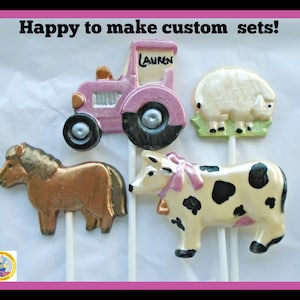 Farm Animals Chocolate Gift/farmyard/farmer/farm Party/kids Birthday ...