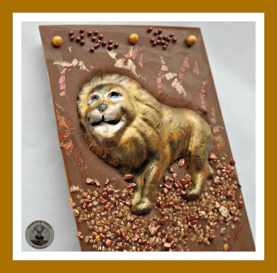Chocolate Lion/chocolate Gift/edible Lion Gift/africa/african - Etsy