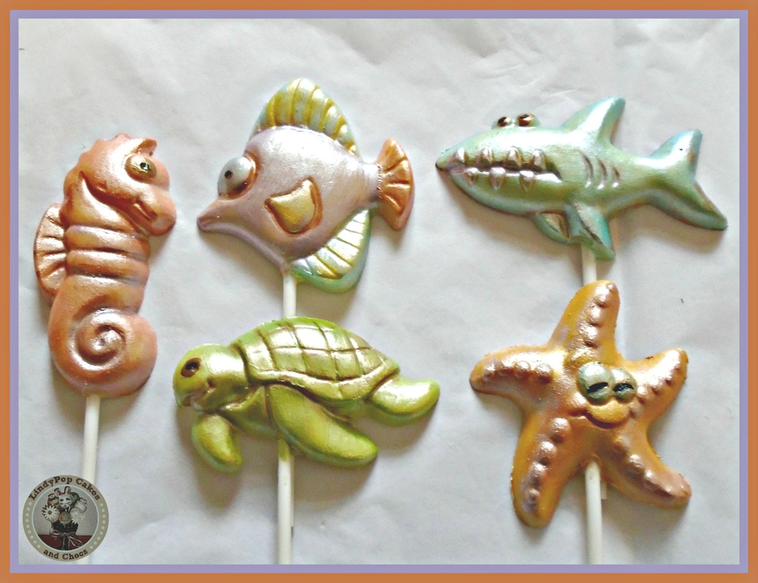 Chocolate Sea Creatures Chocolate Gift/under the Sea - Etsy