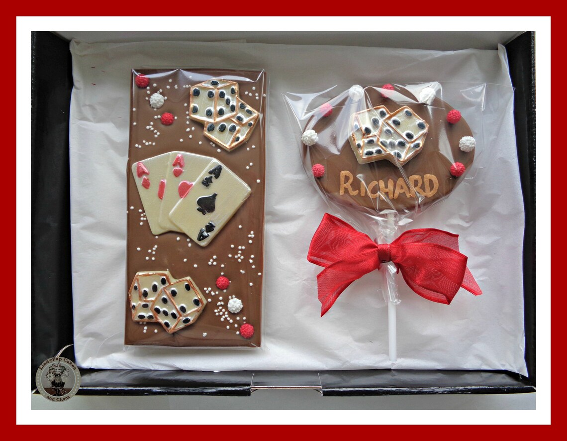 Card Player Gift/playing Cards Chocolate Gift/bridge - Etsy