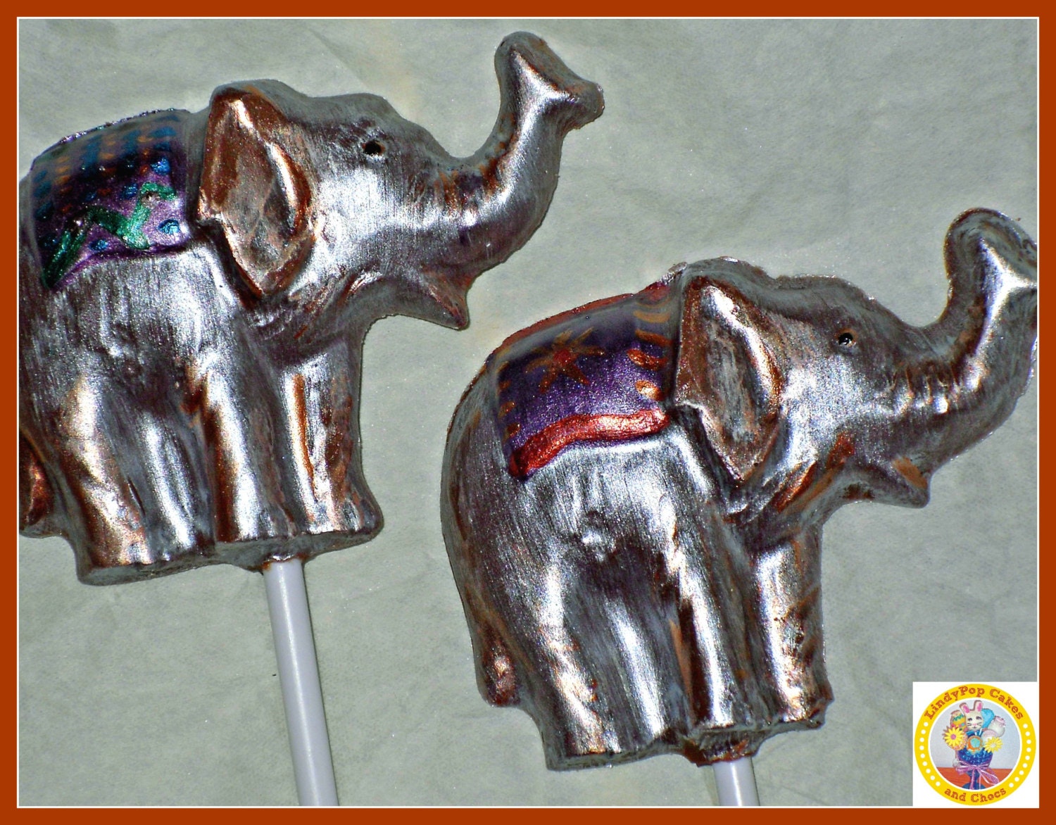Elephant Chocolate Lollipops/Indian Elephant/Asian/Animal | Etsy