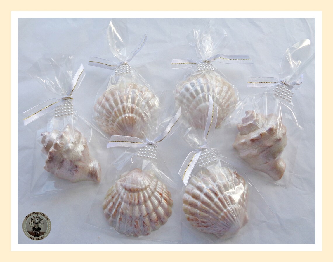 Chocolate Shells/Beach Wedding/Shell Chocolate Gift/Ocean | Etsy