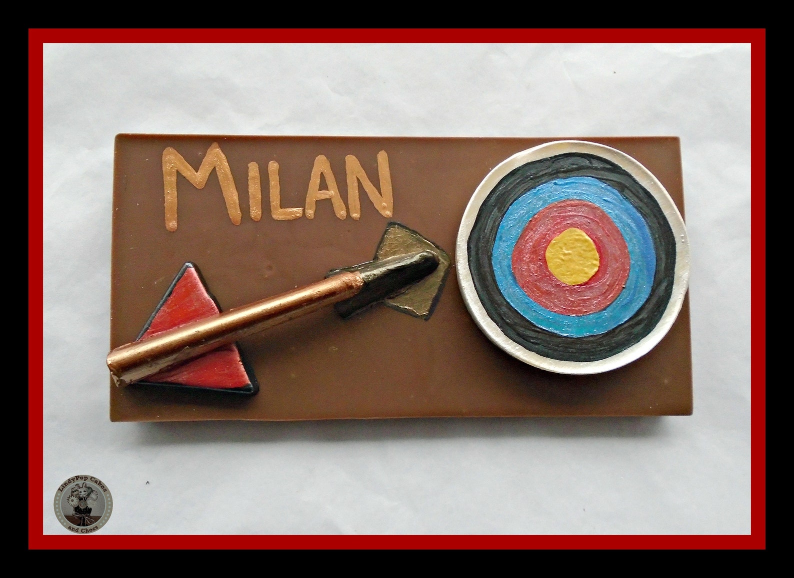 Archery Gift/chocolate Gift/archer/target/arrow/bow/arrowsmith/bullseye ...