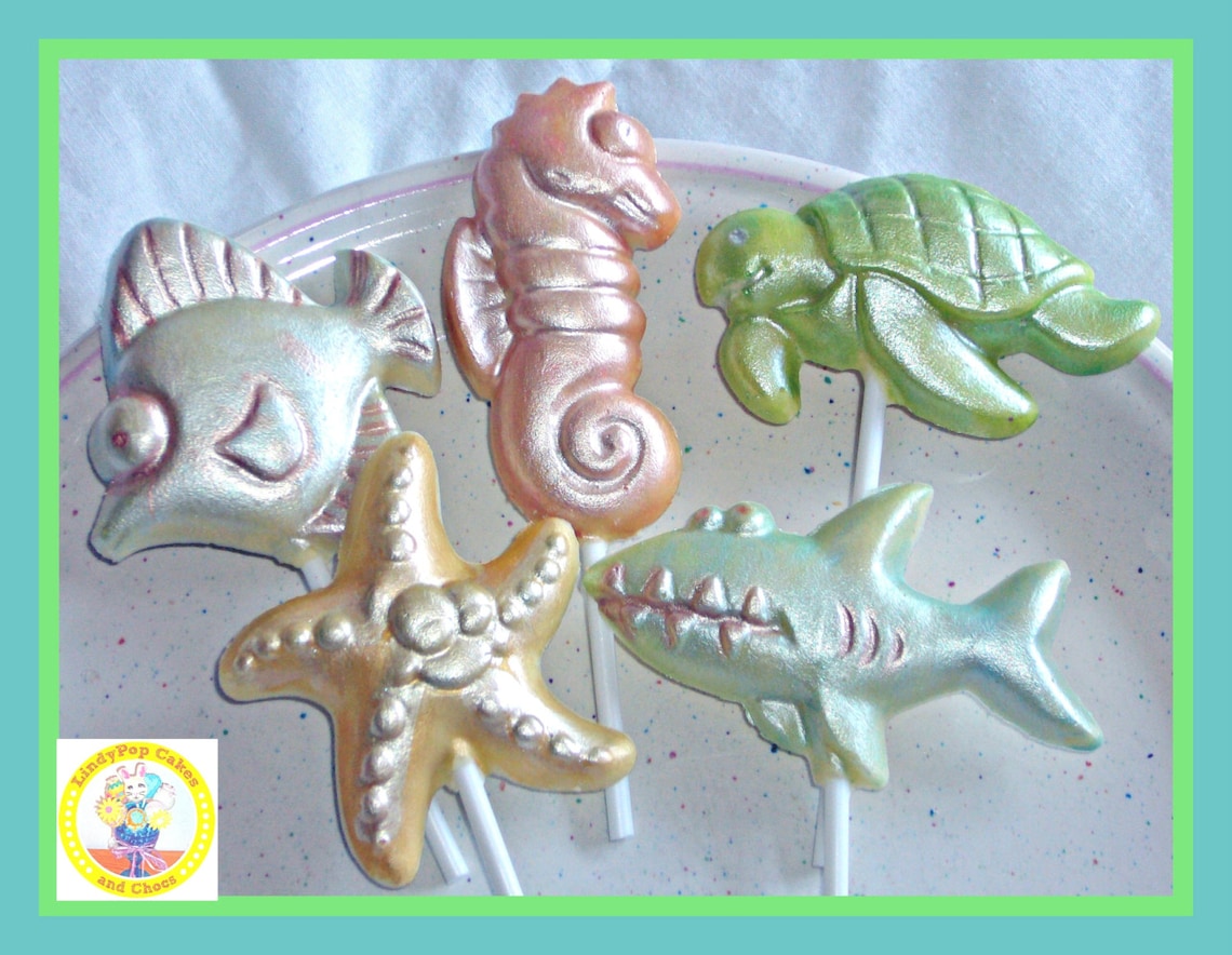 Chocolate Sea Creatures Chocolate Gift/under the Sea - Etsy