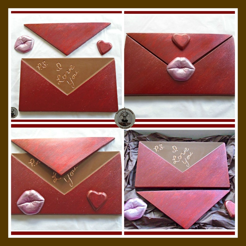 Chocolate Love Letter/valentine Chocolate Gift/for Him/for - Etsy