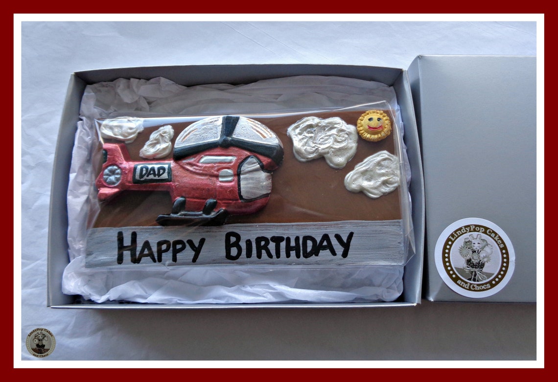 Helicopter Gift/chocolate Gift/edible - Etsy UK