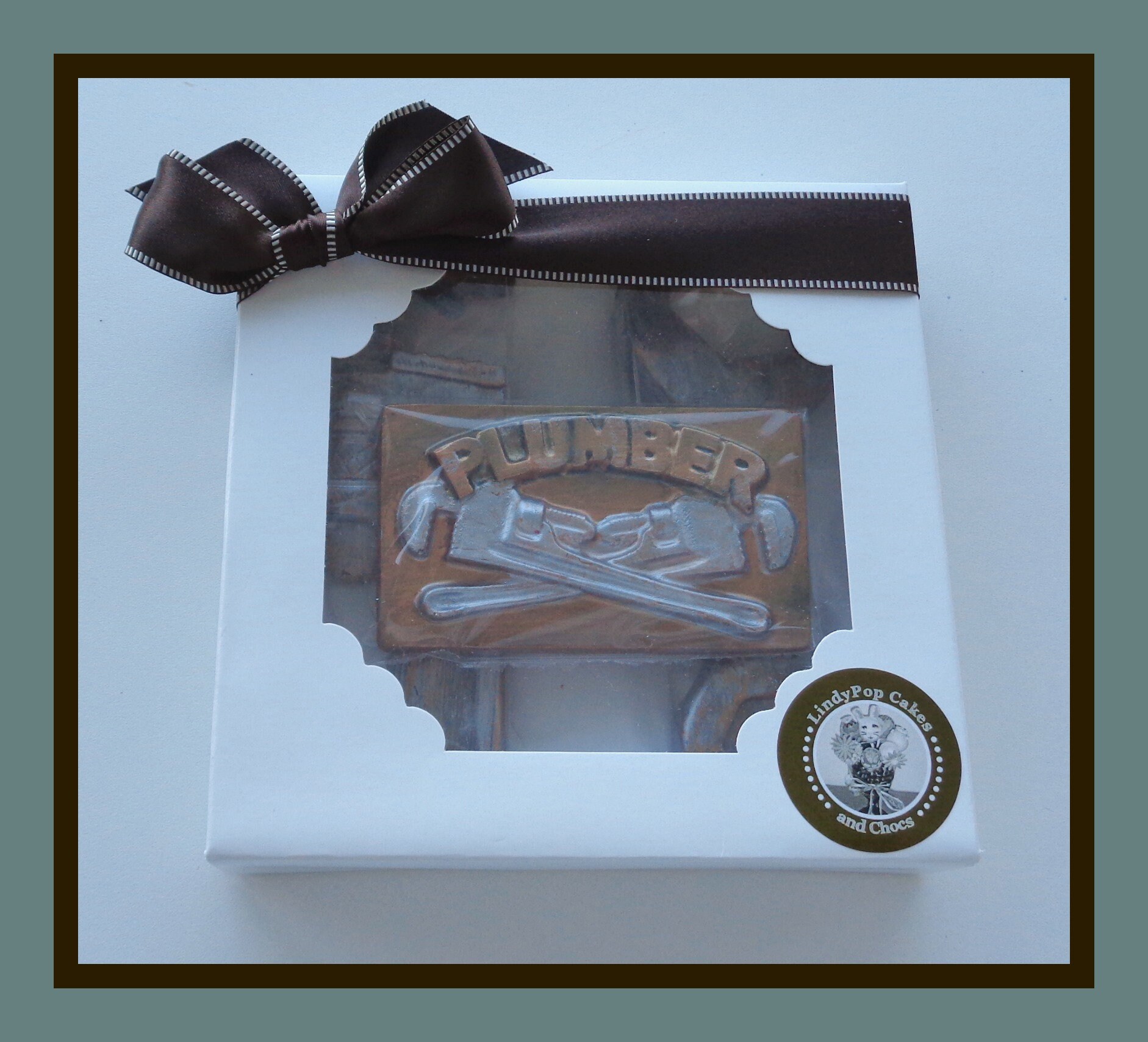 Chocolate Plumber Tool Set: Edible Spanner, Personalised Wrench Gift ...