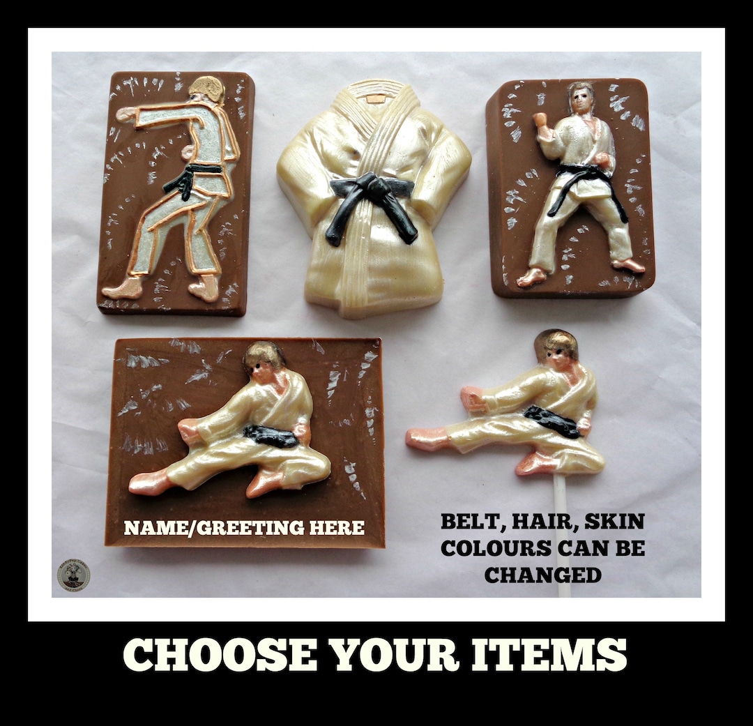 Personalised Martial Arts Chocolate Gift: Karate, Taekwondo, Judo ...