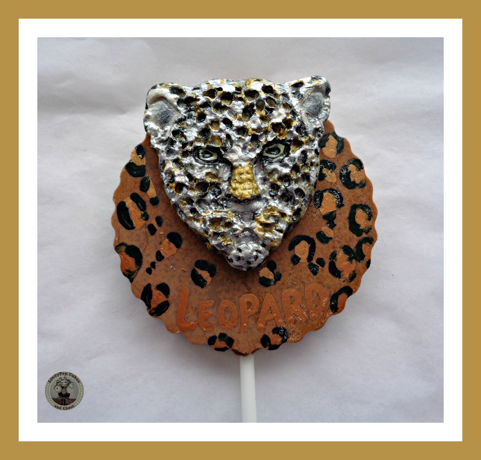 Safari Animal Chocolate Lollipops/personalised Gift/zebra - Etsy