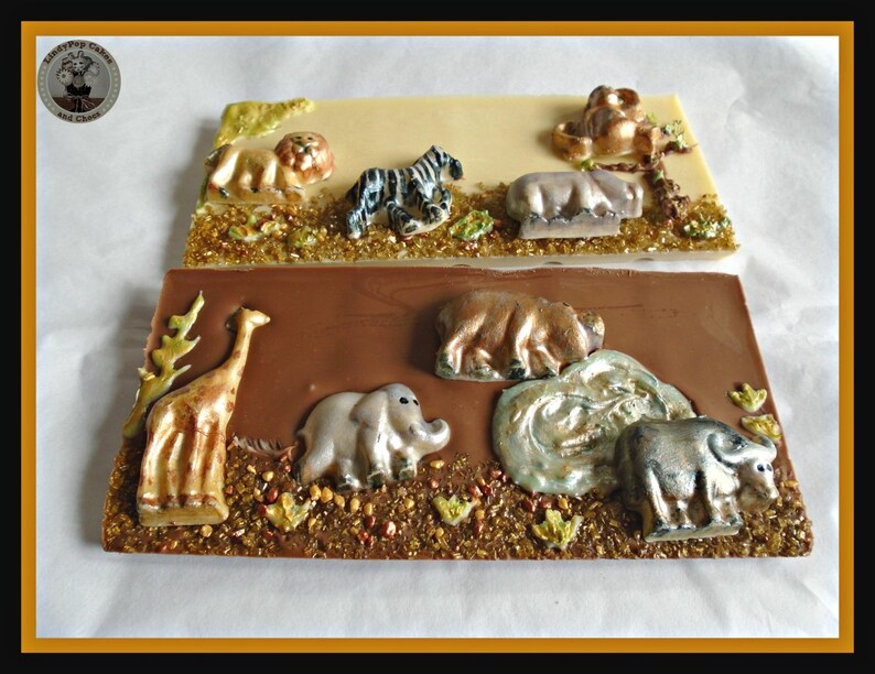 Safari Animal Chocolate Gift/African/Wild/Africa/Kids | Etsy