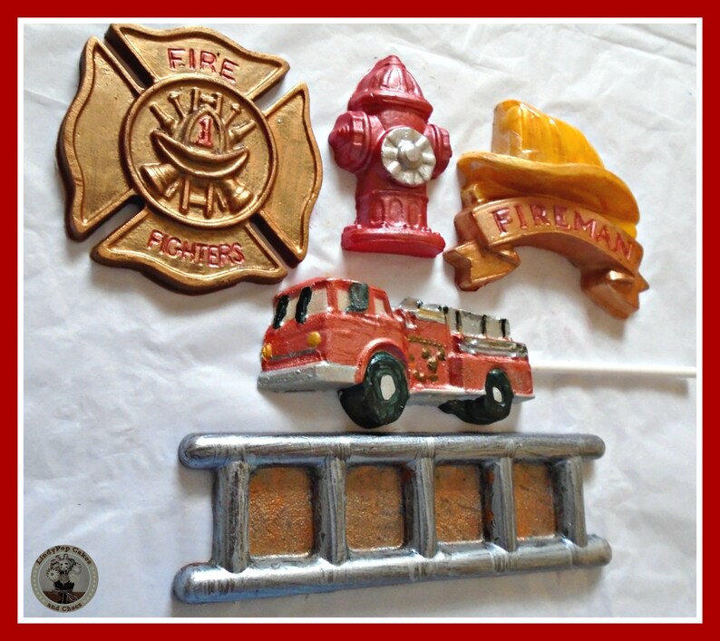 Firefighter Gift/Chocolate Gift/Edible Fire Engine/Fireman - Etsy.de