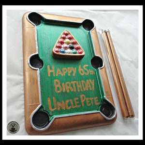 Snooker Gift/chocolate Gift for Him/pool Table/snooker Player/billiards ...