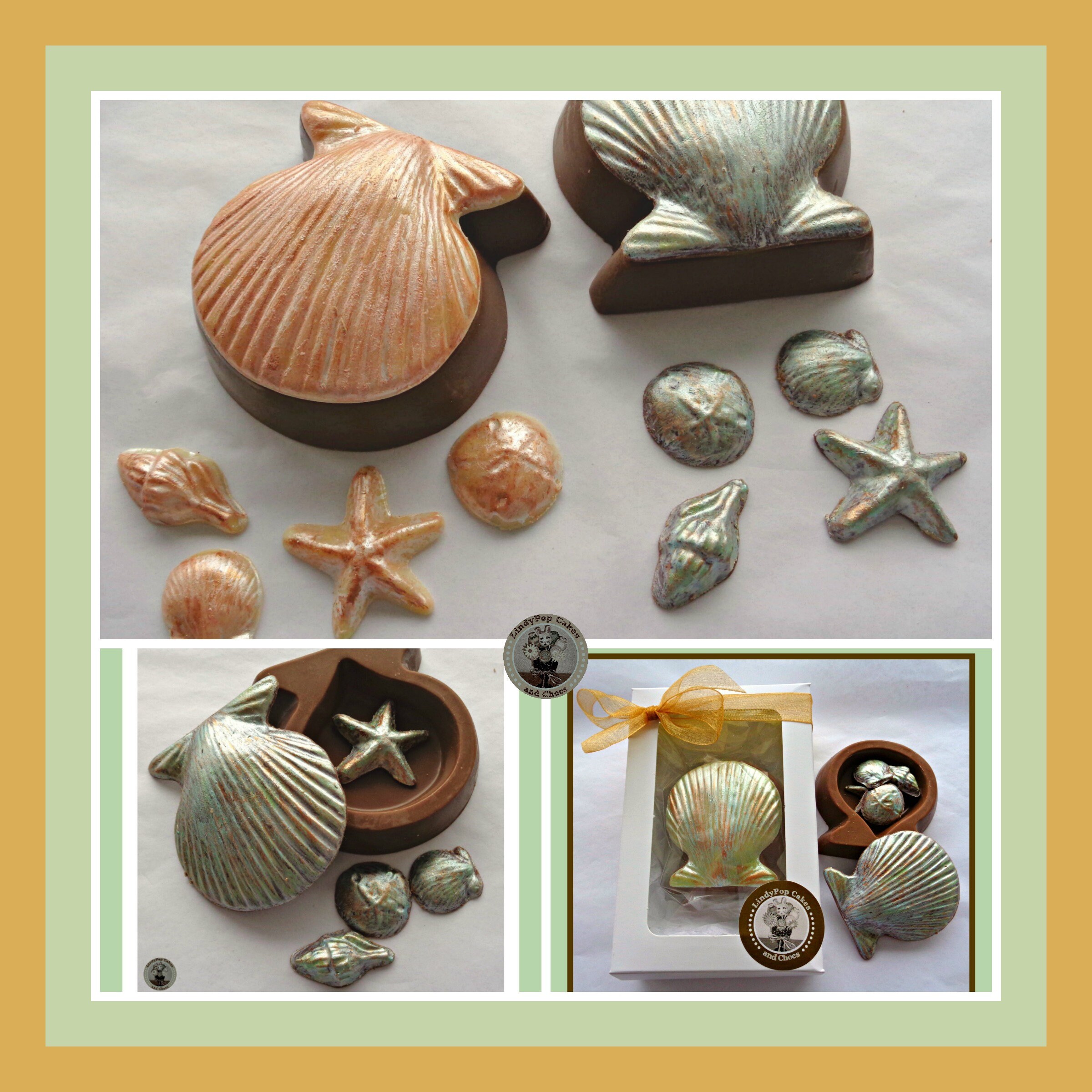 Chocolate Shell/chocolate Gift/edible Shell Box/unusual Gift - Etsy