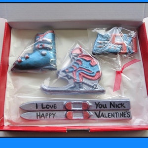 Ski Gift Chocolate Gift/skiing/skier/ski Boots/skis/winter Sport/snow ...