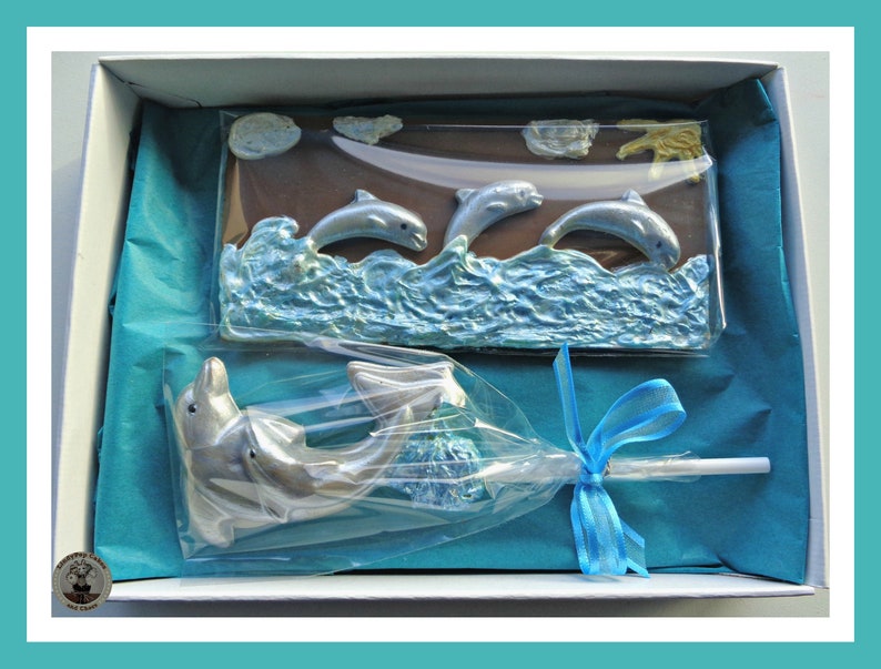 Dolphin Gift/Chocolate Dolphin Birthday Gift/Edible | Etsy