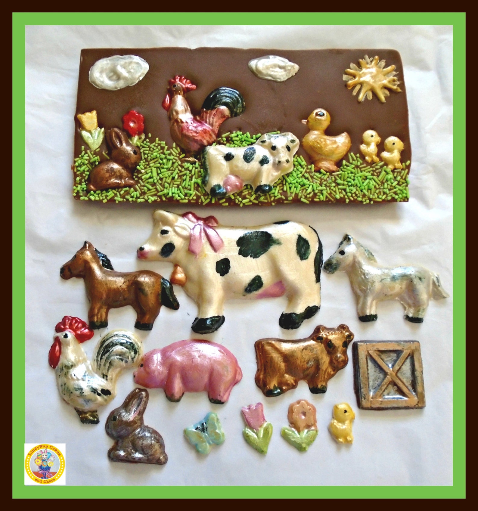 Farm Animals Chocolate Gift/Farmyard/Farmer/Farm Party/Kids | Etsy