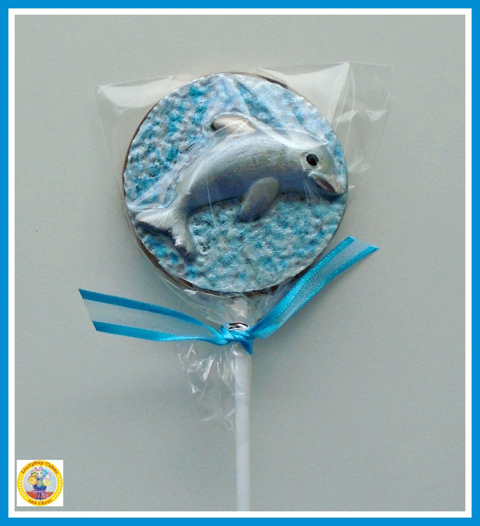 Chocolate Dolphin Lollipops/edible Dolphin Gift/birthday | Etsy