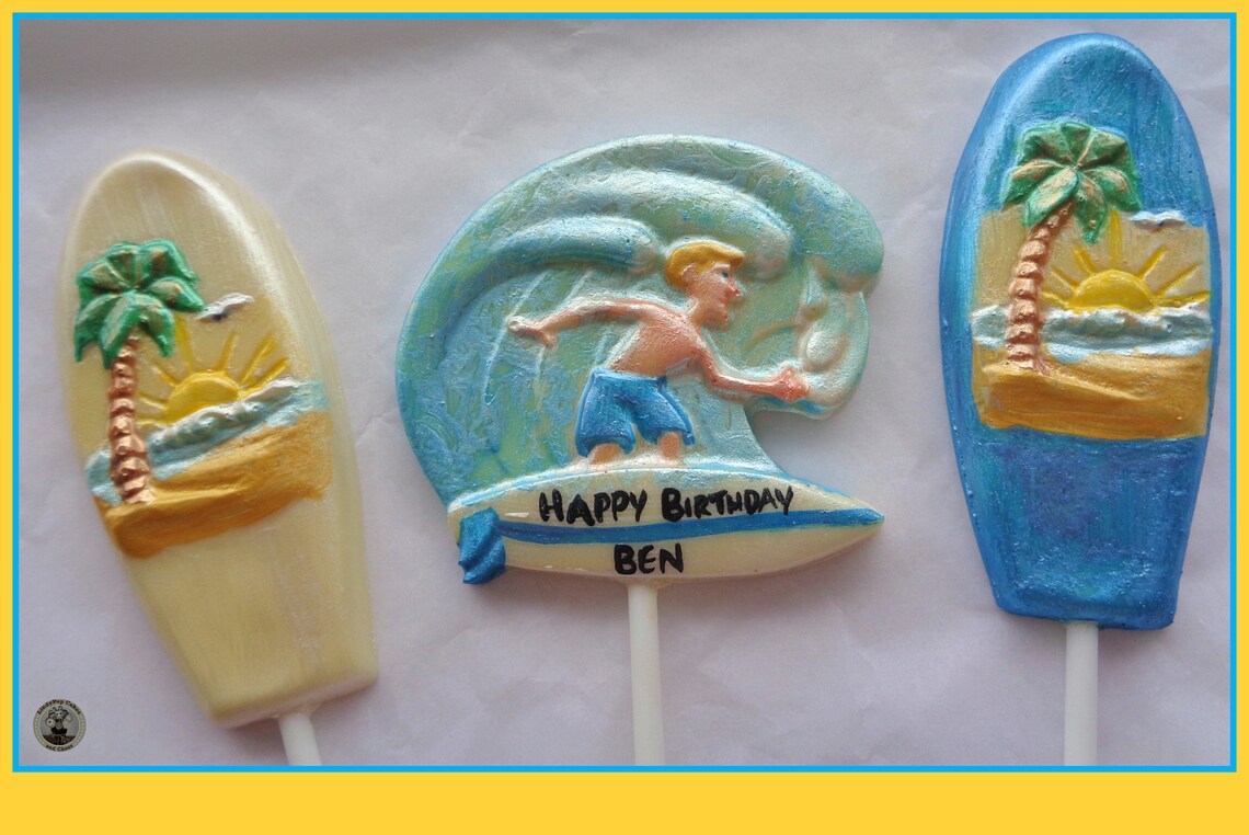 Surfing Gift Chocolate Gift/surfer/surf Board/watersports/male | Etsy