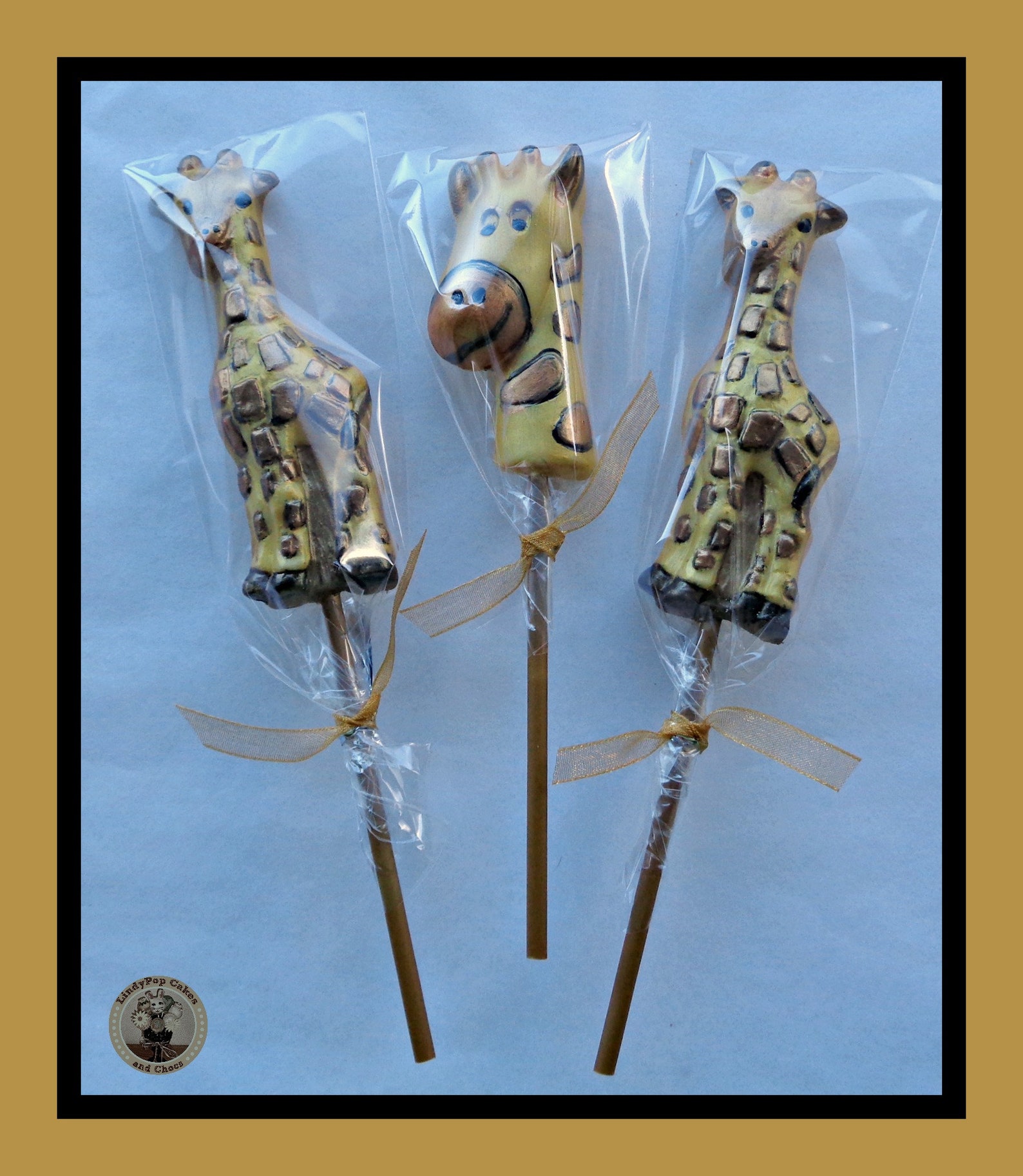 Giraffe Gift Chocolate Lollipops/chocolate Giraffe - Etsy