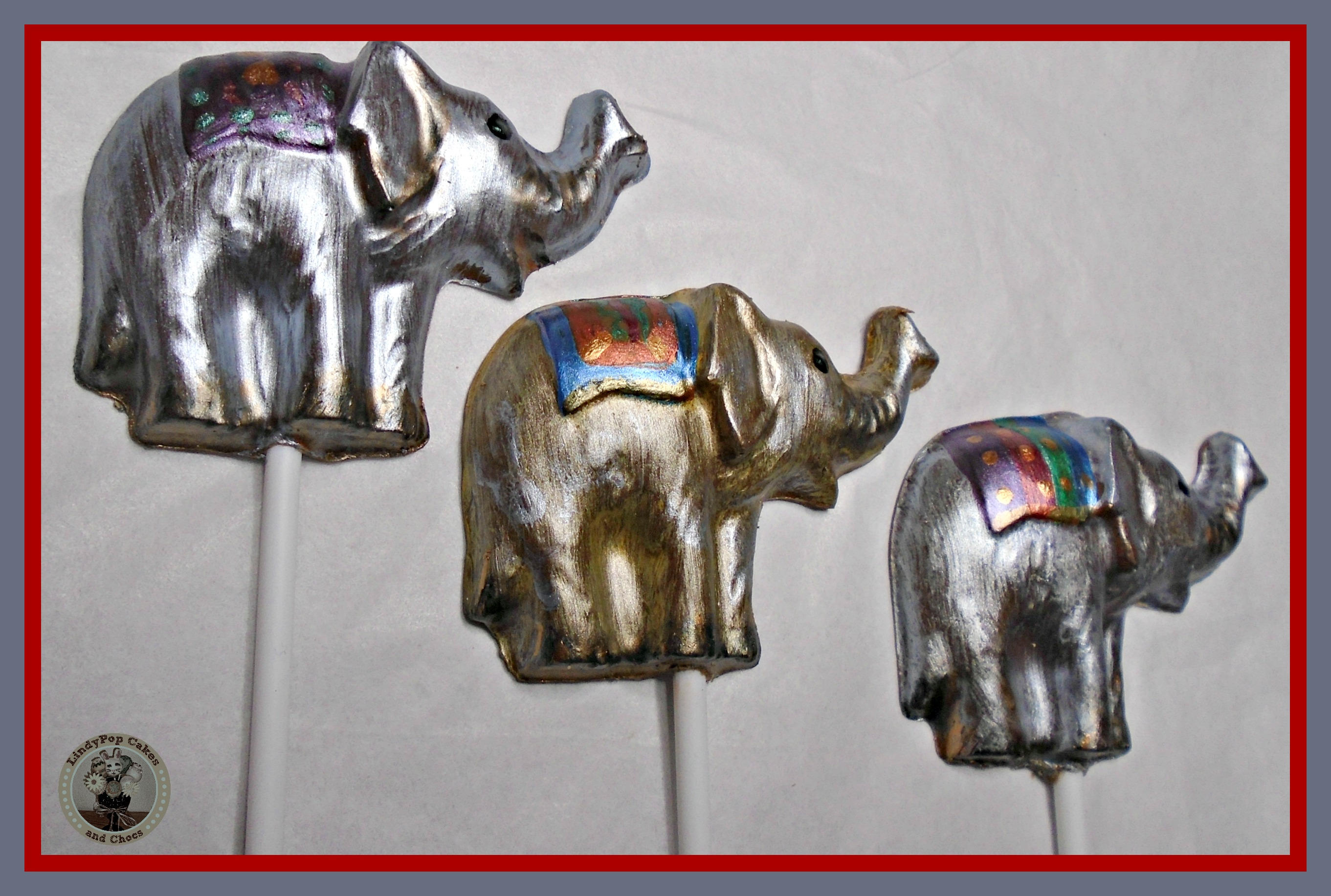 Elephant Chocolate Lollipops/Indian Elephant/Asian/Animal | Etsy