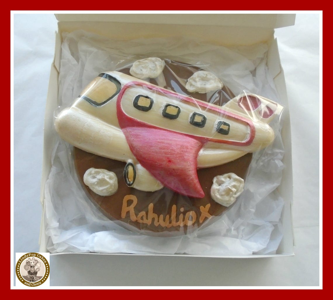 Airplane Chocolate Gift/plane/bon Voyage/holiday/vacation/air | Etsy