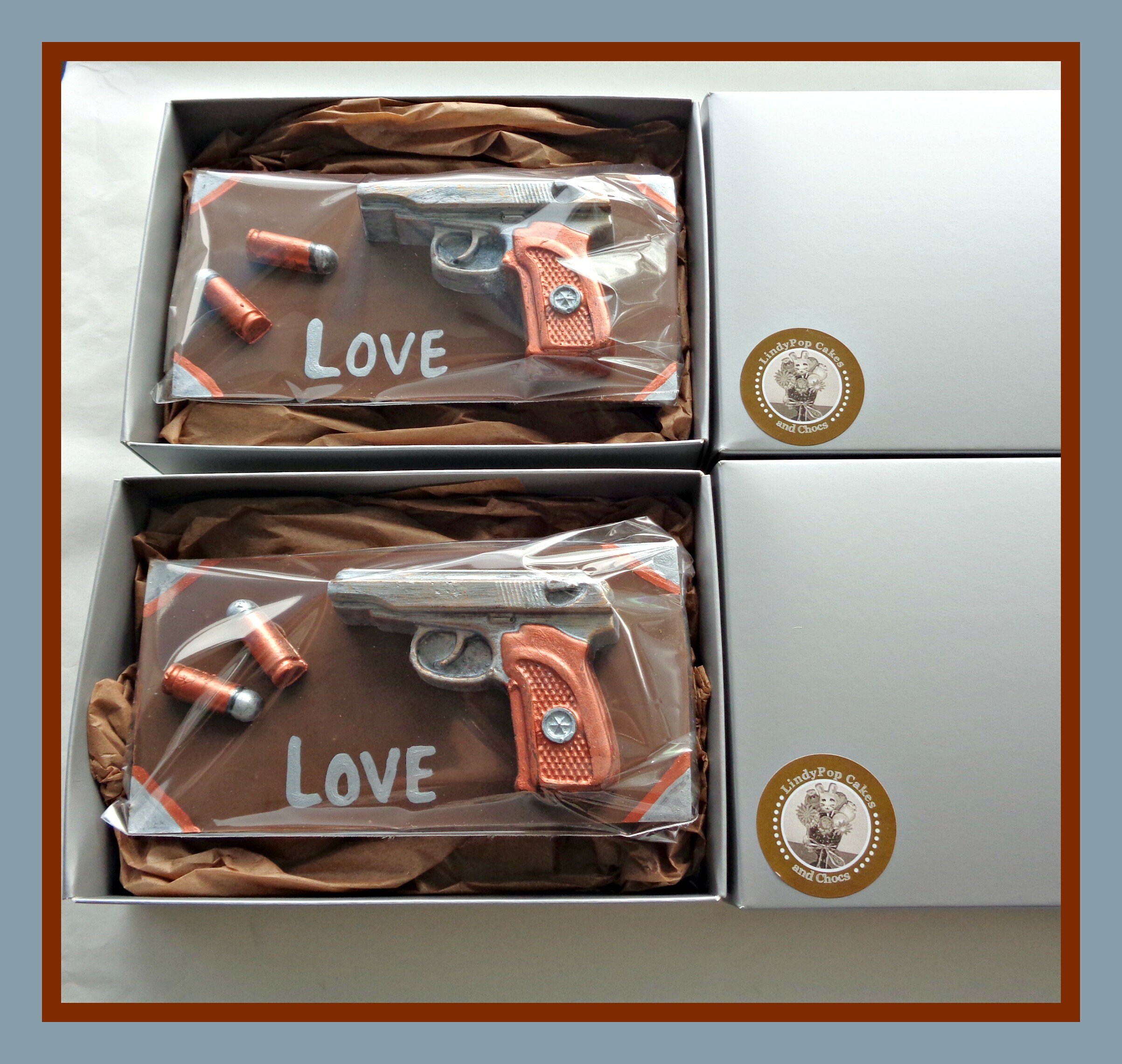 Chocolate Gun/edible Pistol/weapons/firearms/cowboy Pistol/shooting ...