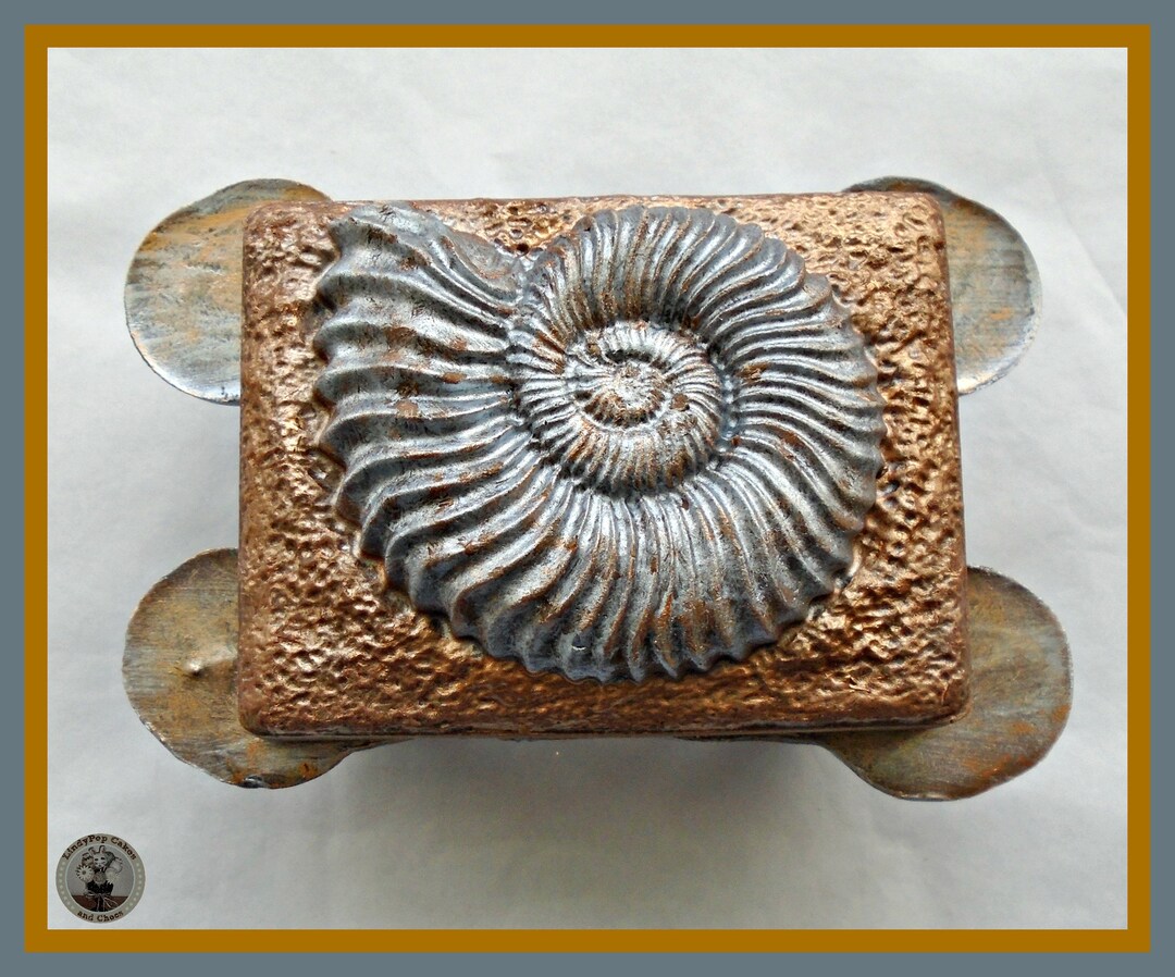 Chocolate Fossil Gift: Edible Ammonite Shell for Paleontologists - Cake ...