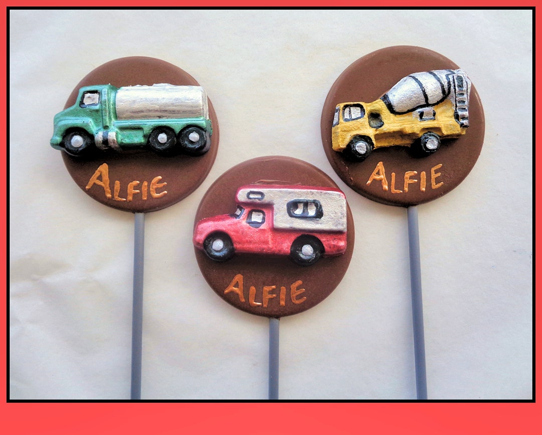 Tanker Truck Chocolate Lollipops/cement Mixer/transport/edible Vehicles ...