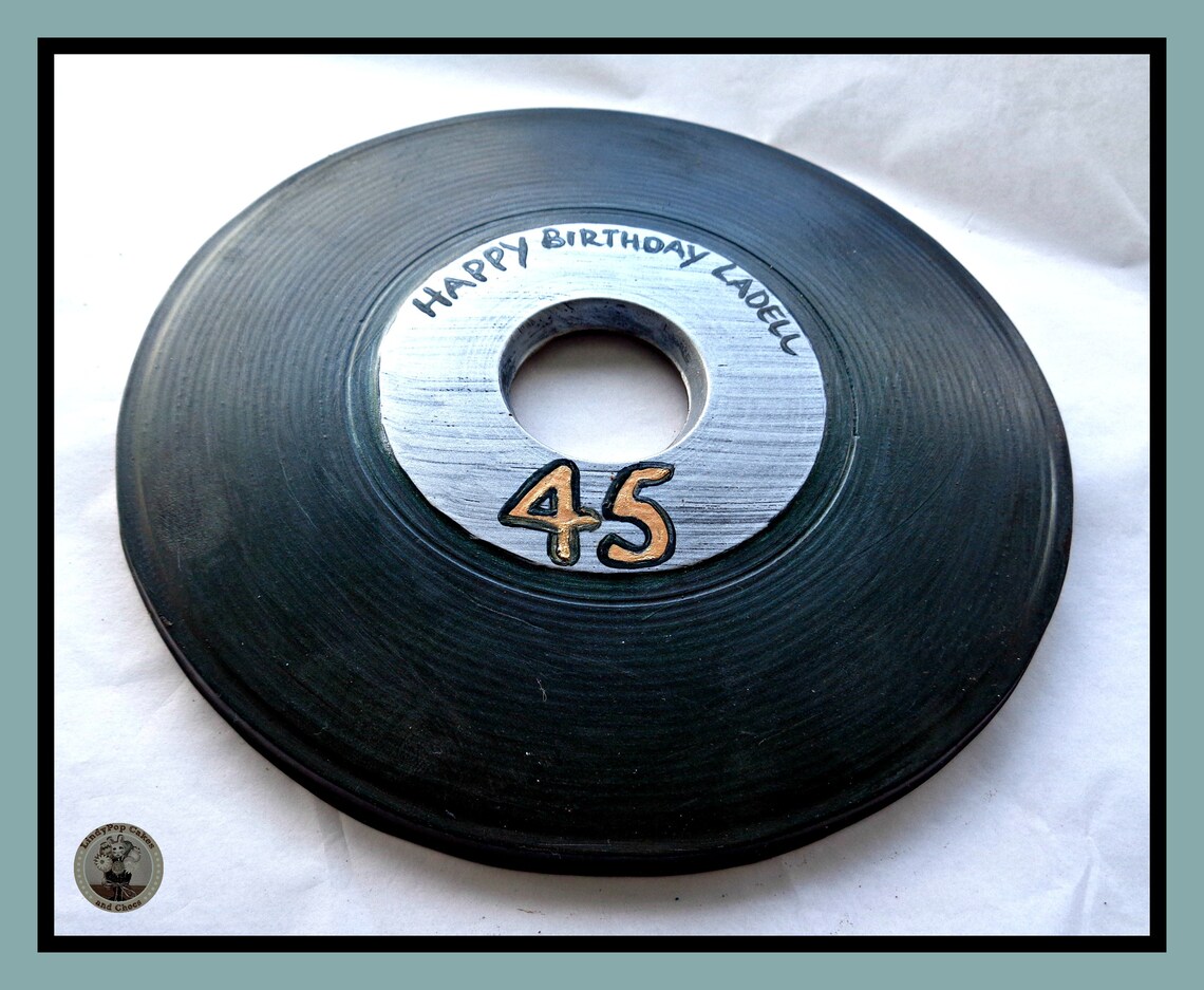 Vinyl Record Chocolate Gift/personalised Vinyl/edible Vinyl - Etsy