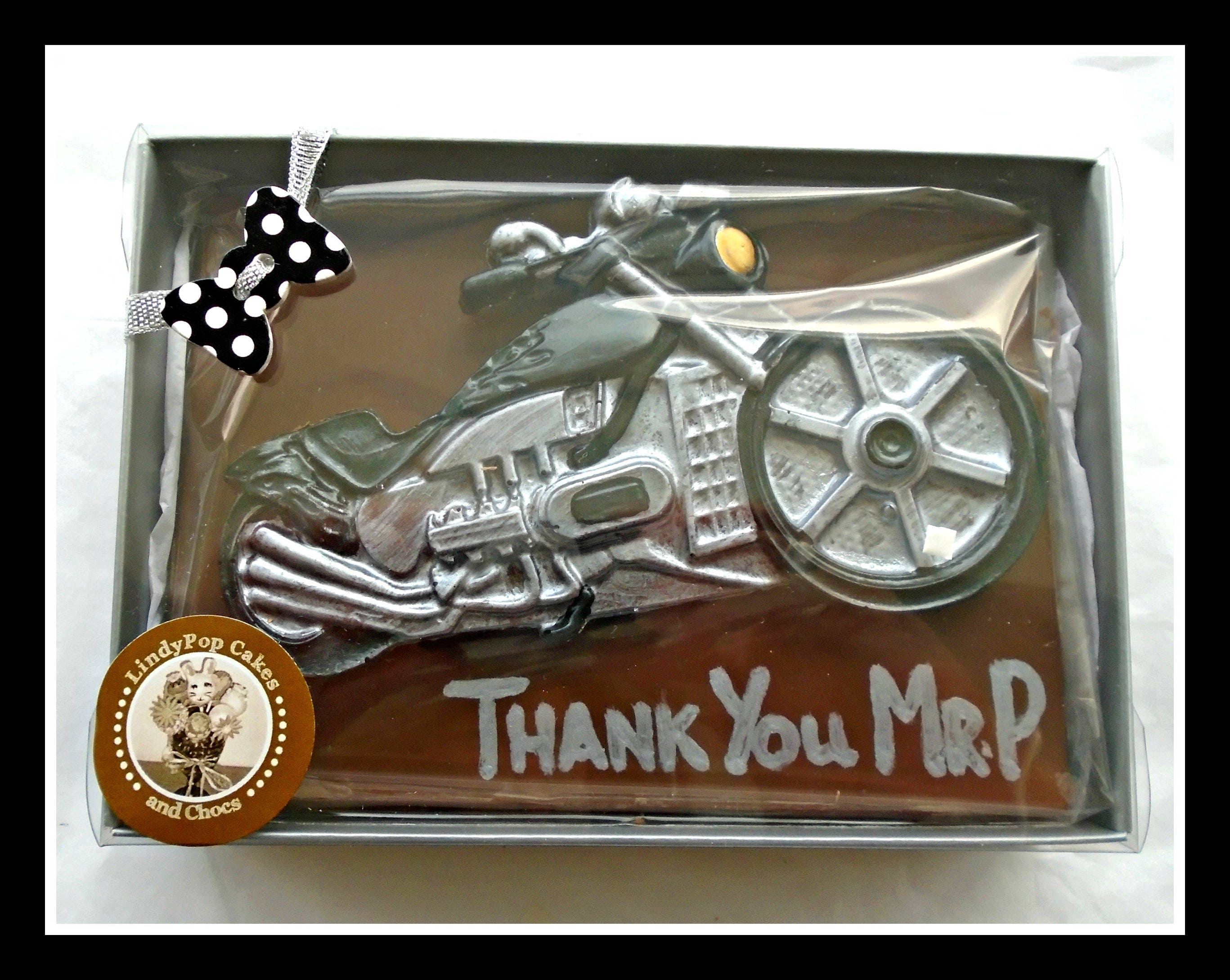 Motorbike Gift/chocolate for Men/gift for Him/edible | Etsy