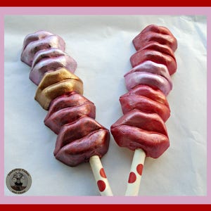 Chocolate Lips/fun Valentine Gift/kiss/lipstick/kisses/edible Lips ...