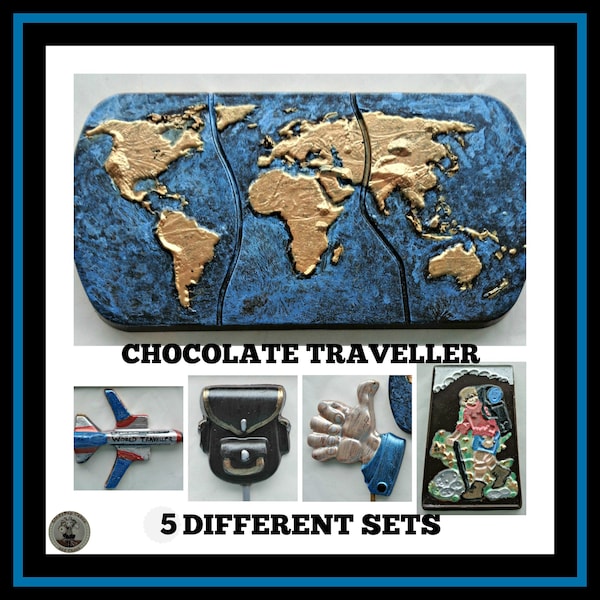 Chocolate World Map Map - Etsy