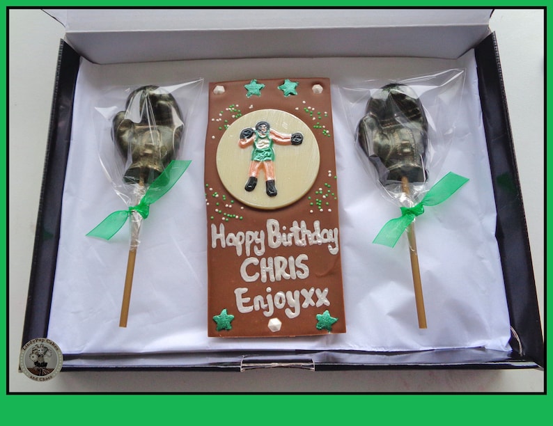 Boxing Gift/chocolate Gift/male Boxer/mens Sport/personalised | Etsy