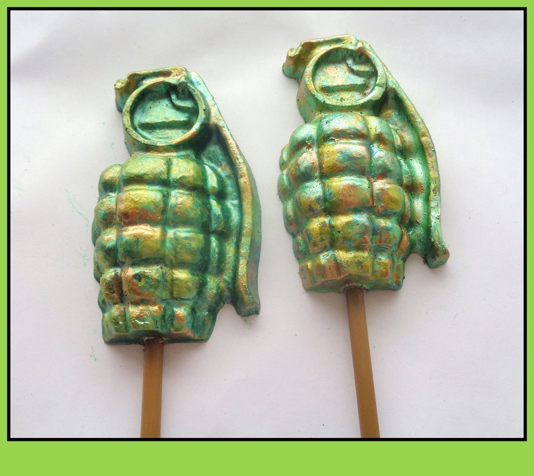 Chocolate Grenade Lollipops/army Lolly/army Birthday Gift for Man ...
