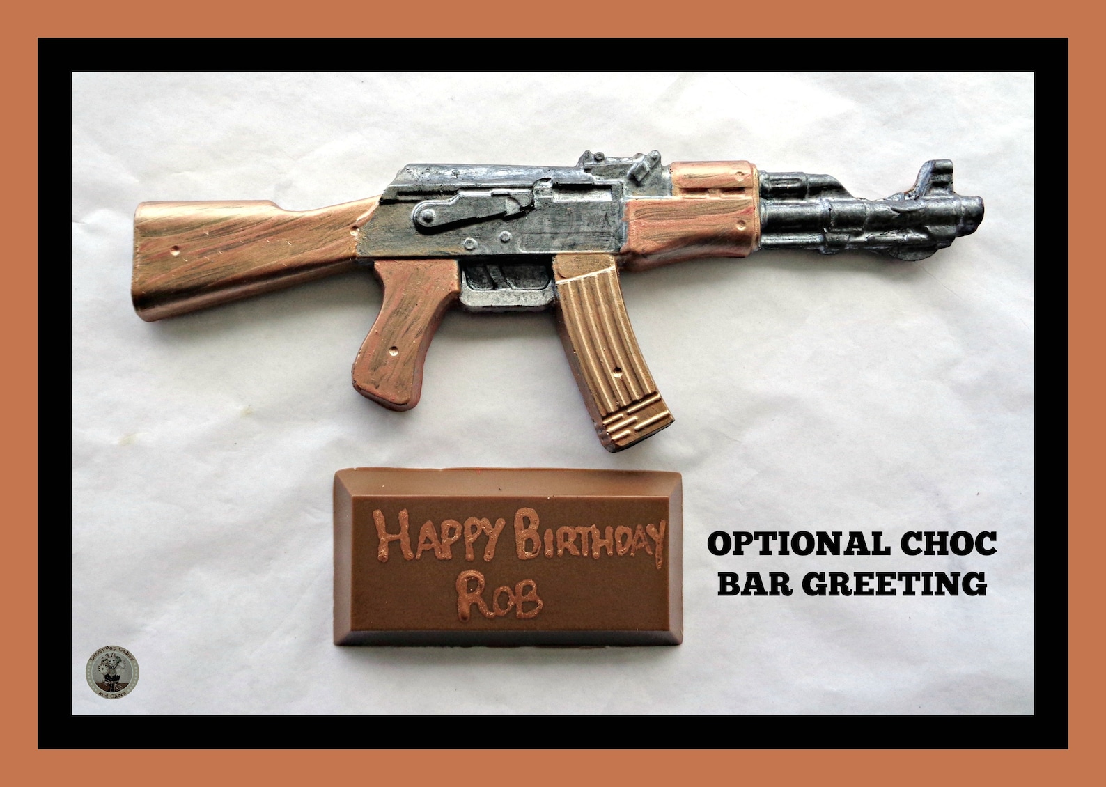 Chocolate Gun/fake Assault Rifle/edible Machine Gun/shooting - Etsy UK