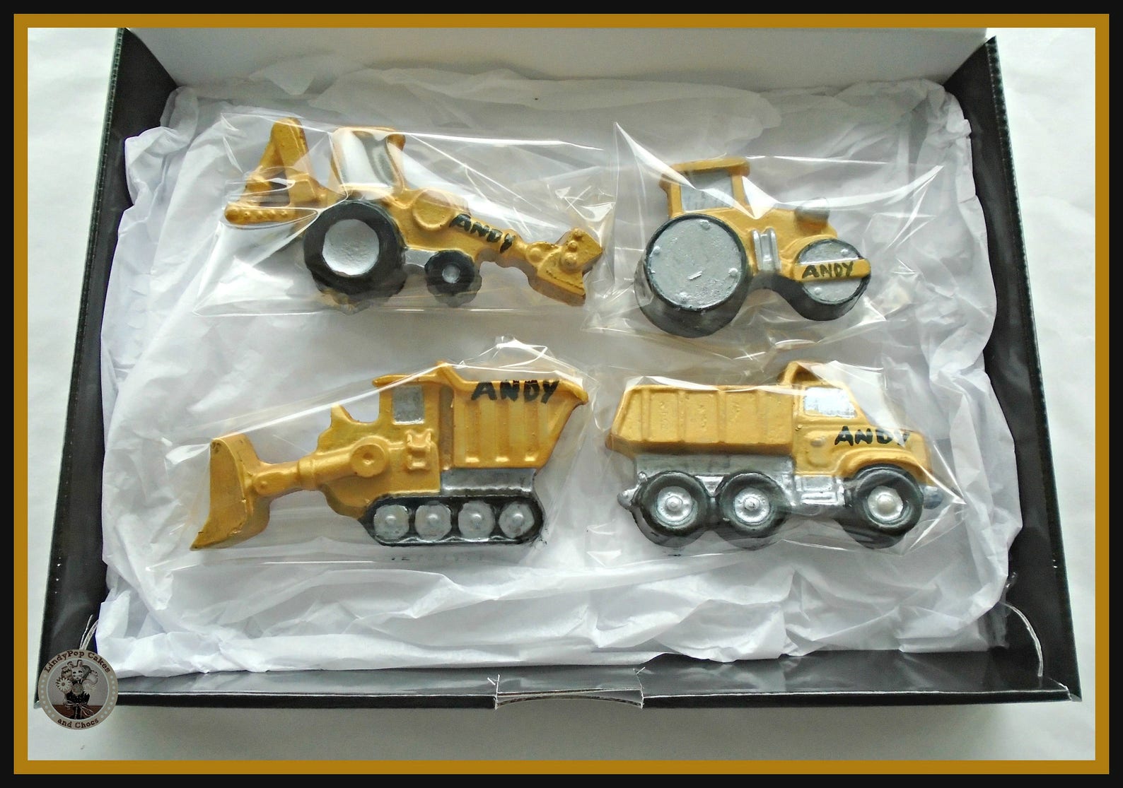 Chocolate Construction Vehicles/Construction Gift/Boys | Etsy