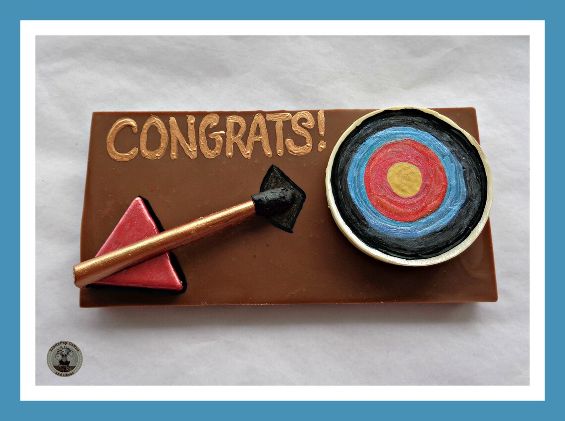 Archery Gift/chocolate Gift/archer/target/arrow/bow/arrowsmith/bullseye ...