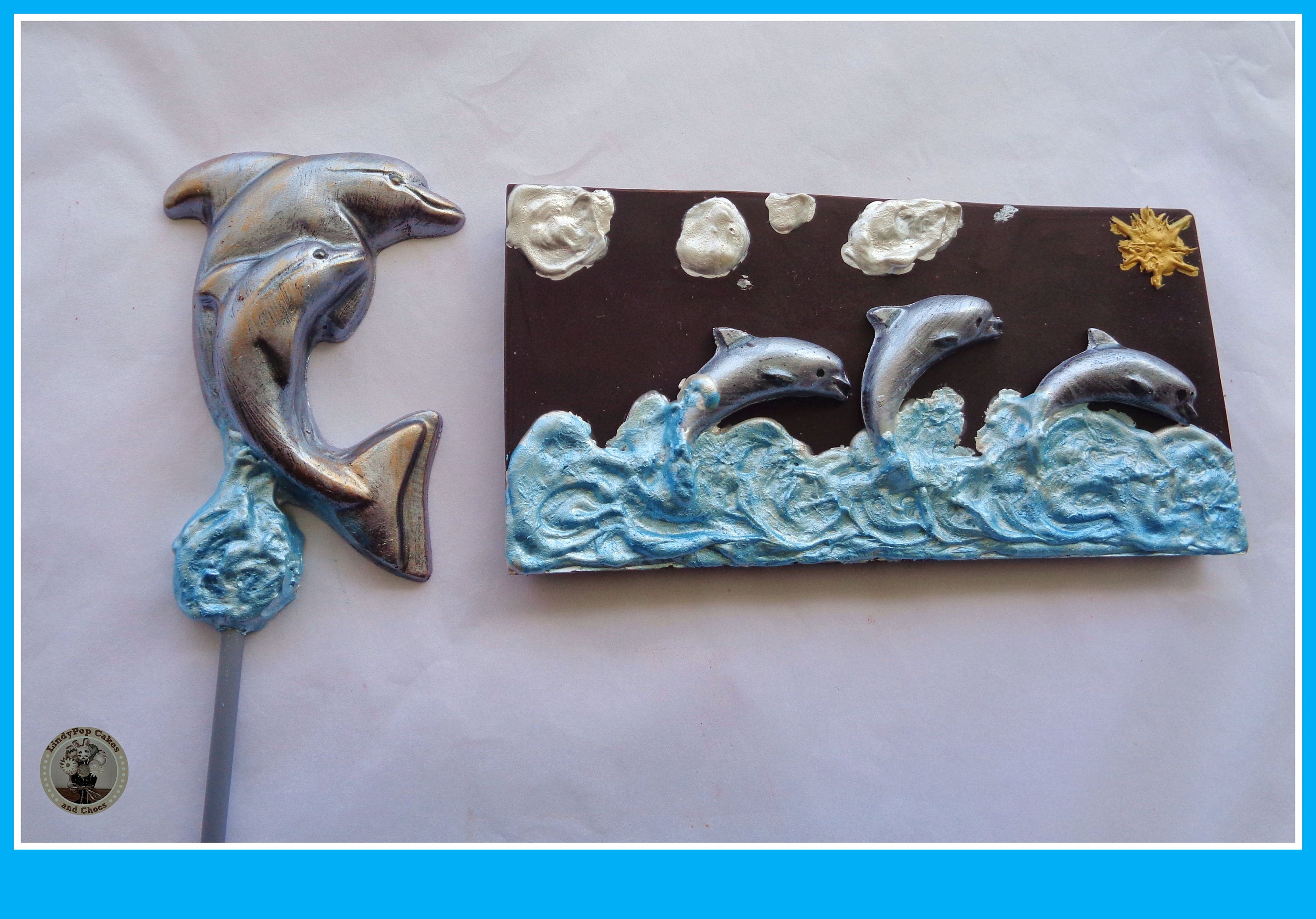Dolphin Gift/chocolate Dolphin Birthday Gift/edible - Etsy