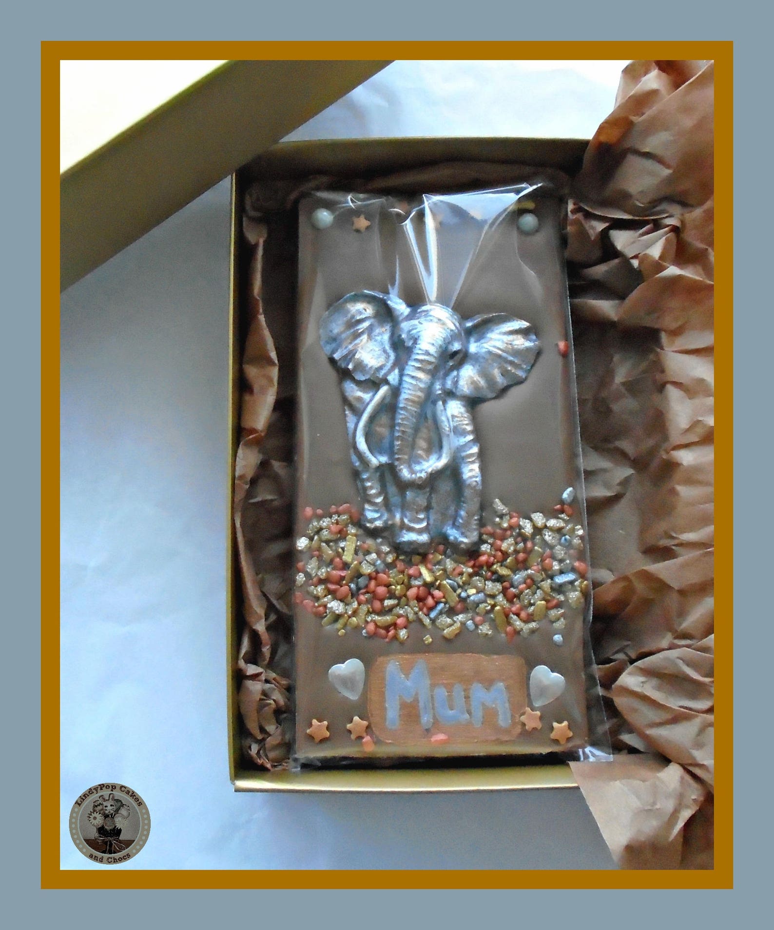 Elephant Gift/chocolate Elephant/edible - Etsy