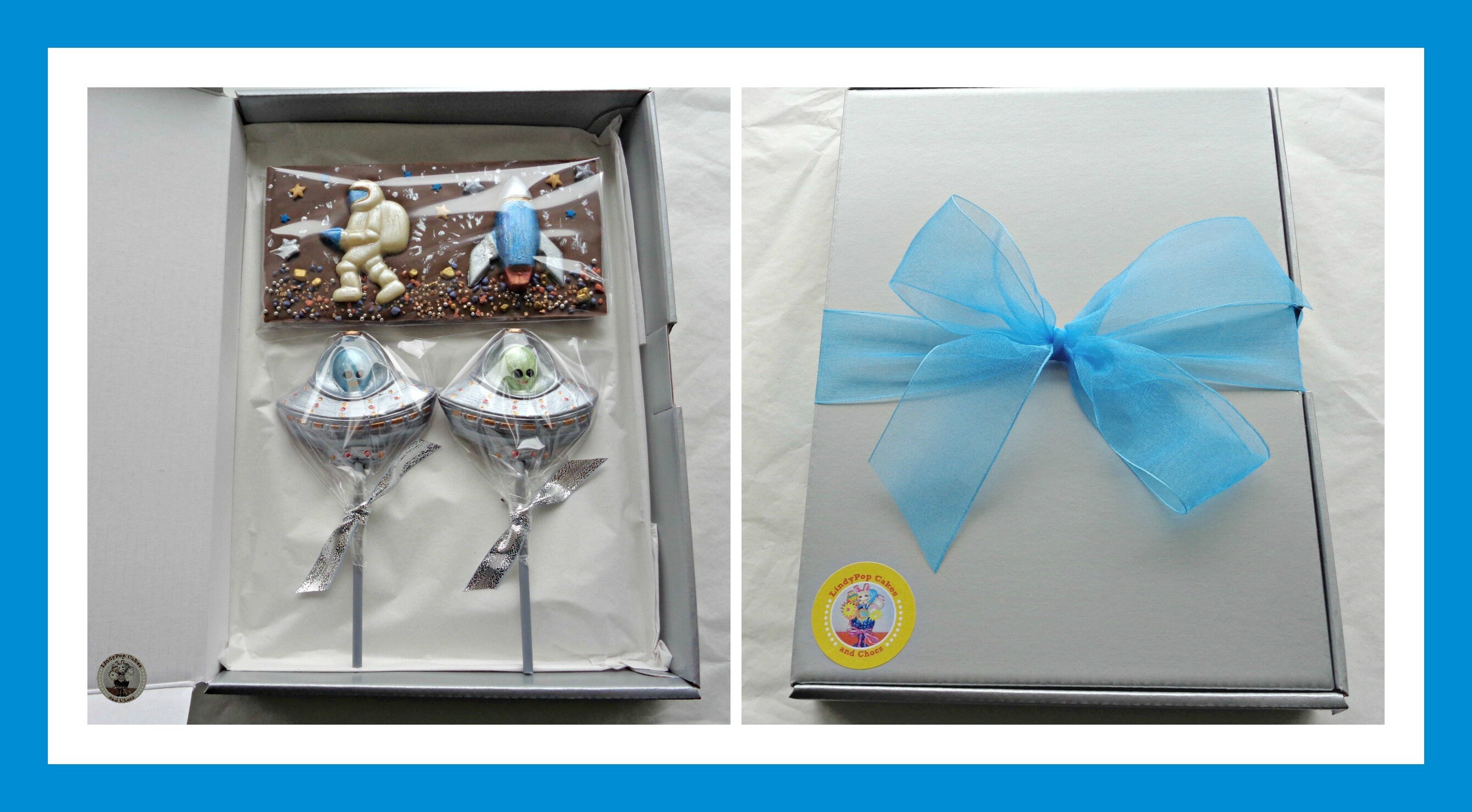 Outer Space Chocolate Gift/ufo/astronaut/alien/boy Birthday - Etsy