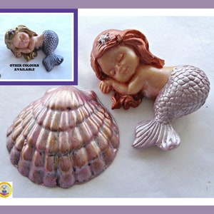 Mermaid Chocolate Cake Topper Decoration/chocolate Mermaid Gift/edible ...