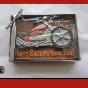Motorbike Gift/chocolate for Men/gift for Him/edible Motorbike ...
