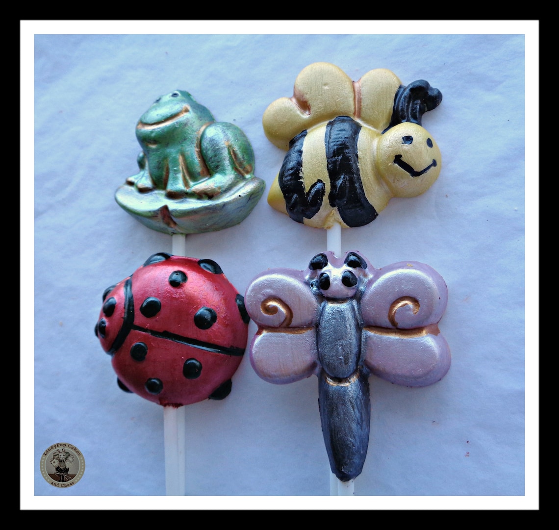Insects Chocolate Gift/edible Bug Lollipops/kids Bug - Etsy