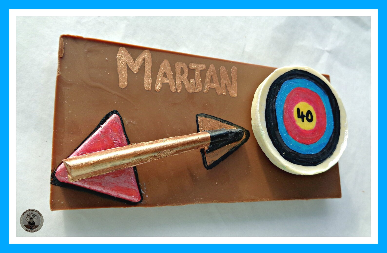 Archery Gift/chocolate Gift/archer/target/arrow/bow/arrowsmith/bullseye ...