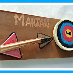Archery Gift/chocolate Gift/archer/target/arrow/bow/arrowsmith/bullseye ...
