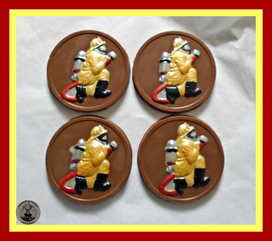 Firefighter Gift/Chocolate Gift/Fire Service/Fireman/Edible Firefighter ...