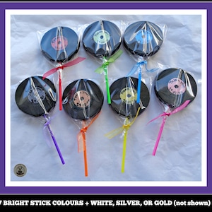 Vinyl Record Chocolate Lollipops/personalised/dj Party/music/record ...