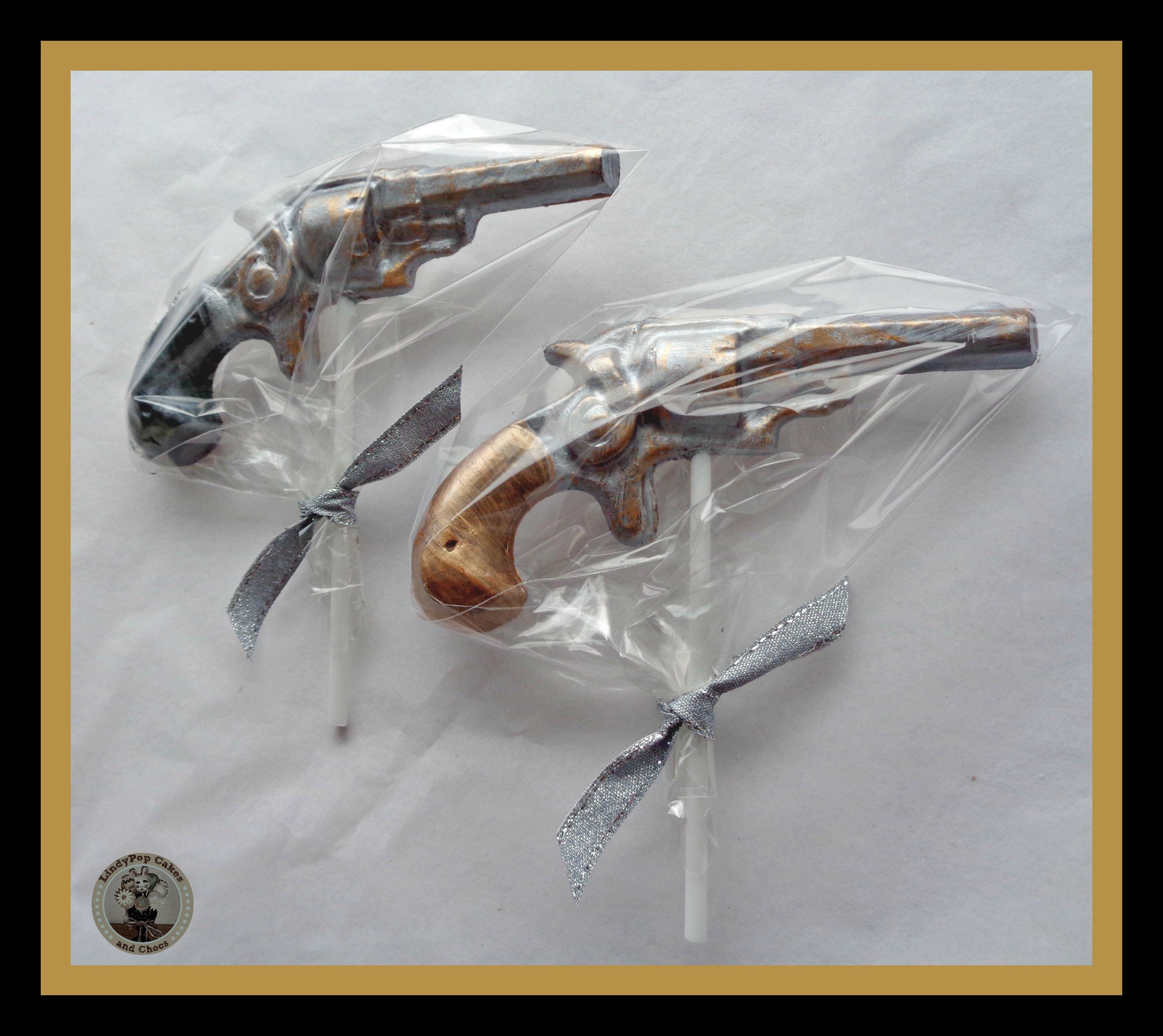Chocolate Pistols/chocolate Gun/chocolate Lollipops for - Etsy UK