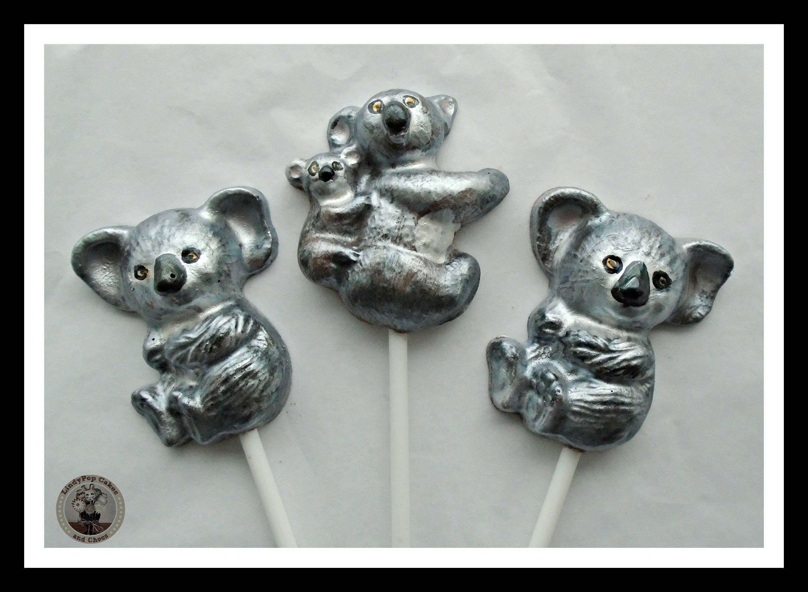 Koala Gift/Chocolate Koala Lollipops/Koala Bear | Etsy
